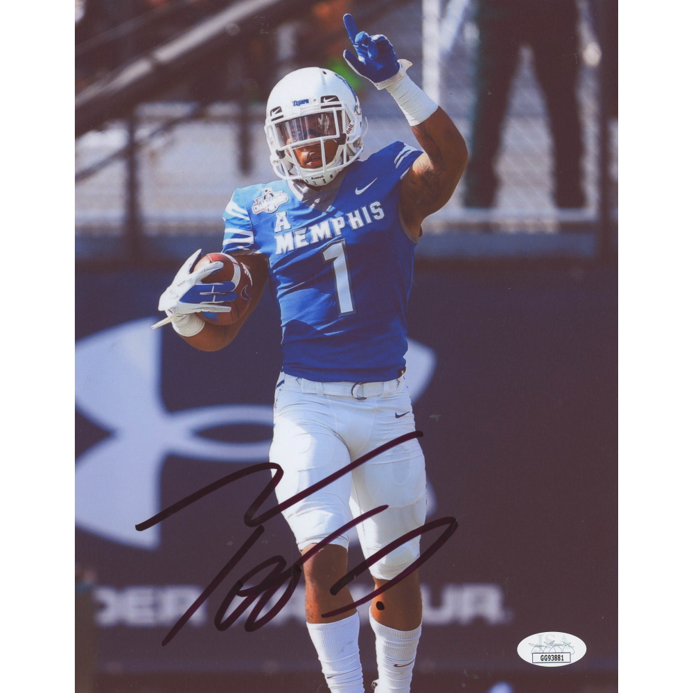 Tony Pollard Signed Memphis Tigers 8x10 Photo (JSA COA) | Pristine Auction