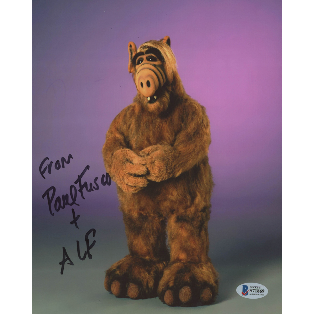 Paul Fusco Signed "Alf" 8x10 Photo Inscribed "From" & "Alf" (Beckett ...