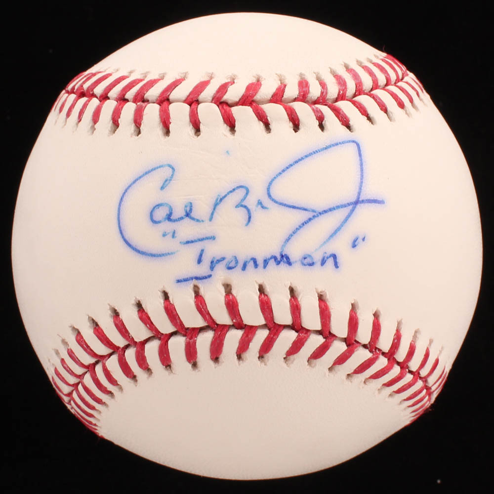 Cal Ripken Jr. Signed OML Baseball Inscribed "Ironman" (JSA COA ...