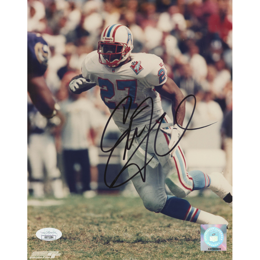 Eddie George Signed Oilers 8x10 Photo (JSA COA) | Pristine Auction