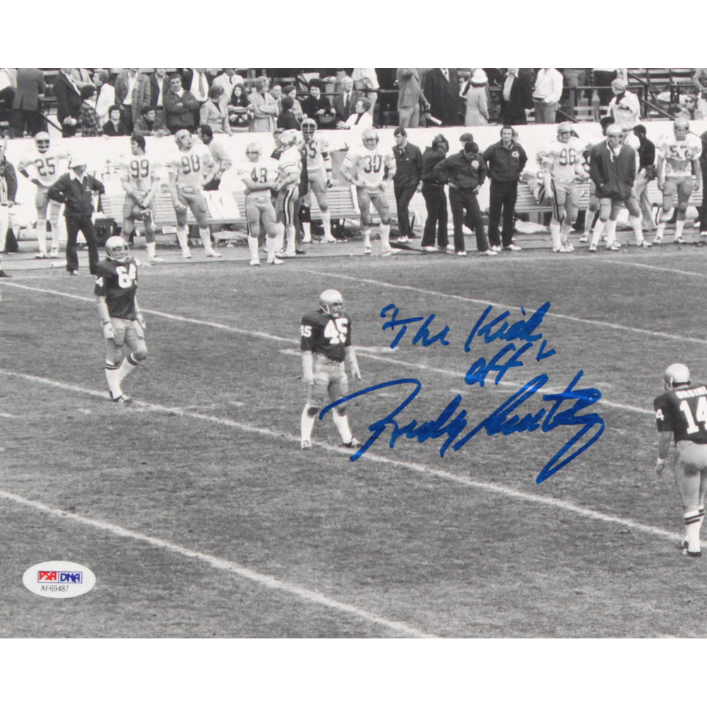 Rudy Ruettiger Signed Notre Dame Fighting Irish 8x10 Photo Inscribed ...