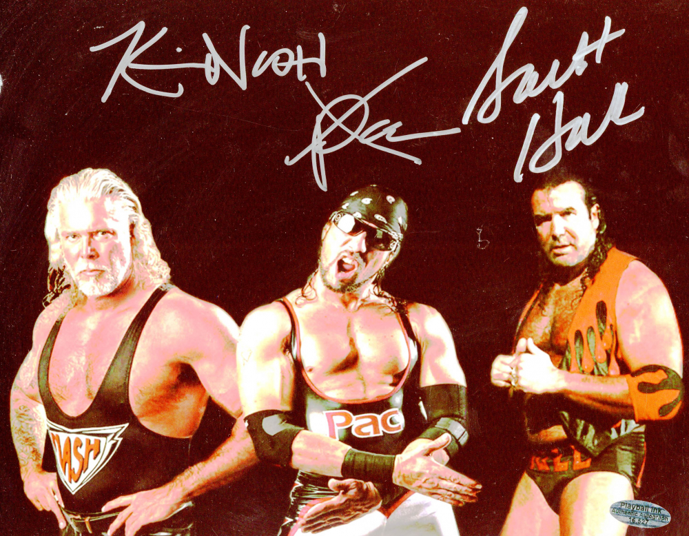 Kevin Nash, Sean "X-Pac" Waltman & Scott Hall Signed WWE 8x10 Photo ...