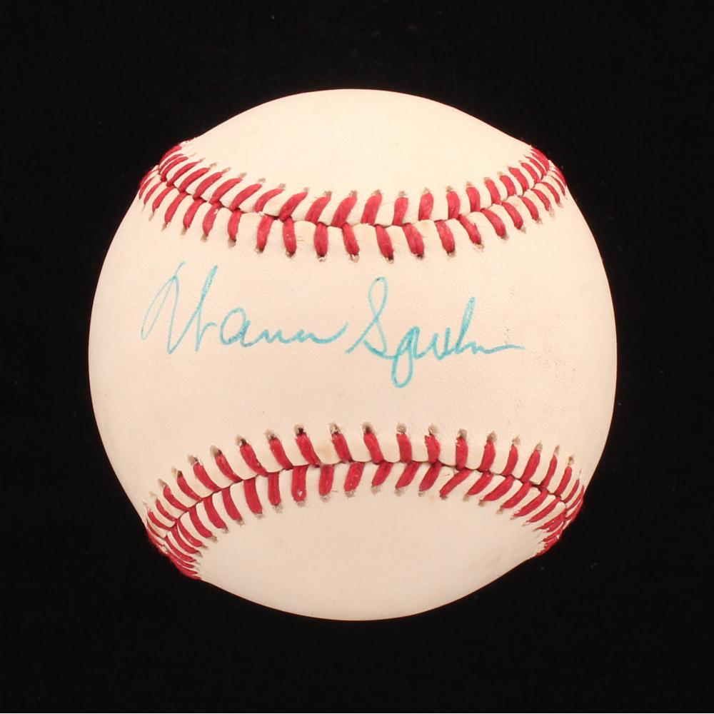Warren Spahn Signed ONL Baseball (Beckett COA) | Pristine Auction