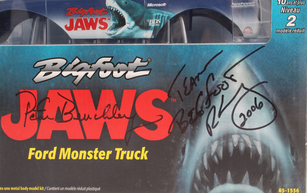 Peter Benchley Signed "Jaws" Bigfoot 1:25 Scale Ford Monster Truck Kit ...