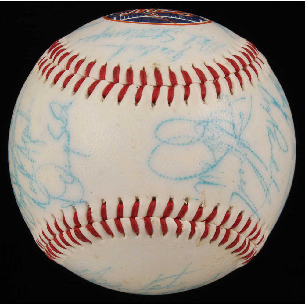 1986 New York Mets Baseball Team-Signed by (30) with Gary Carter ...