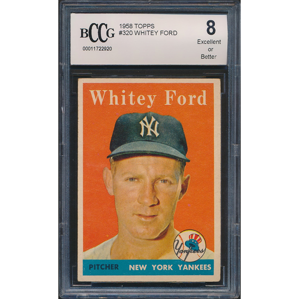 Whitey Ford 1958 Topps #320 (BCCG 8) | Pristine Auction
