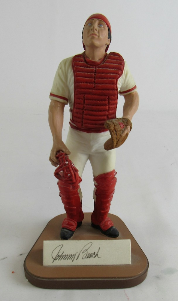 Johnny Bench Signed LE Reds Gartlan Figurine (Gartlan Hologram ...