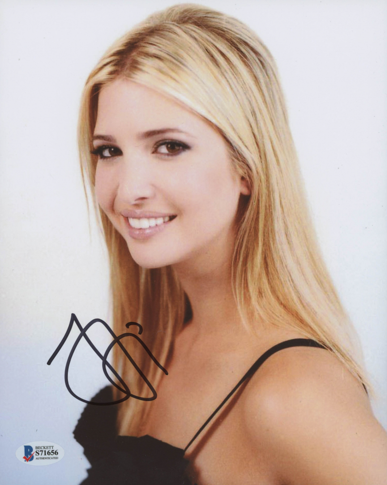 Ivanka Trump Signed 8x10 Photo (Beckett COA) | Pristine Auction