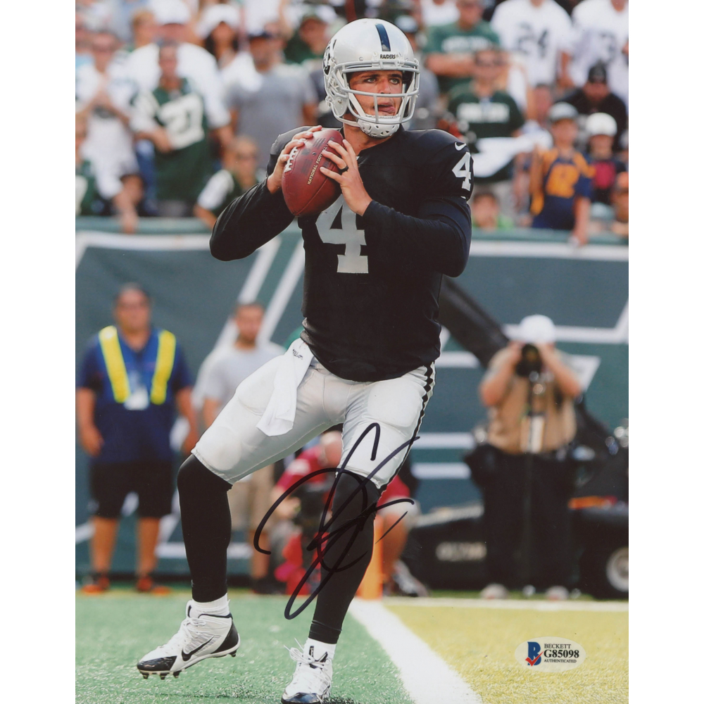 Derek Carr Signed Raiders 8x10 Photo (Beckett COA) | Pristine Auction