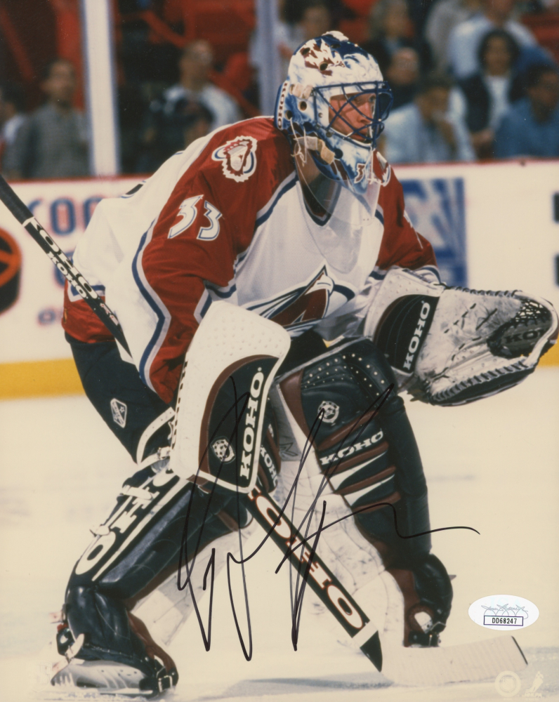 Patrick Roy Signed Avalanche 8x10 Photo (JSA COA) | Pristine Auction