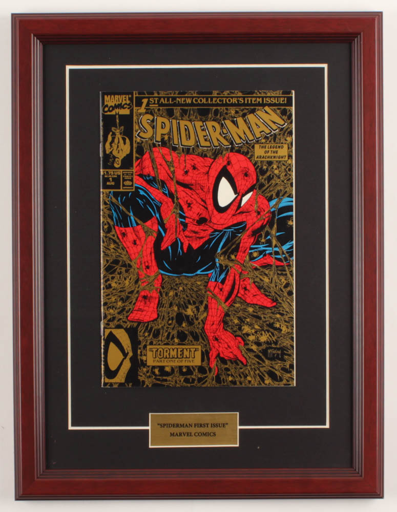 1990 "Spider-Man" Issue #1 Marvel 13x17 Custom Framed Comic Book ...