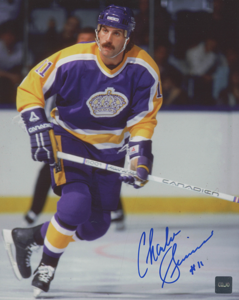 Charlie Simmer Signed Kings 8x10 Photo (COJO COA) | Pristine Auction