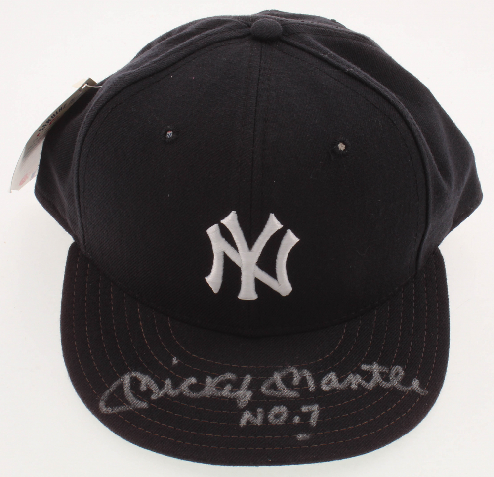 Mickey Mantle Signed LE Yankees Fitted Hat (UDA Hologram) | Pristine ...