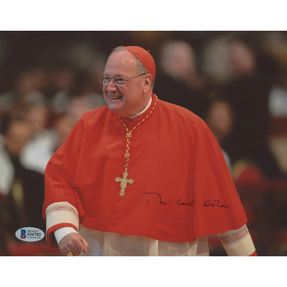 Cardinal Timothy M. Dolan Signed 8x10 Photo (Beckett COA) | Pristine ...