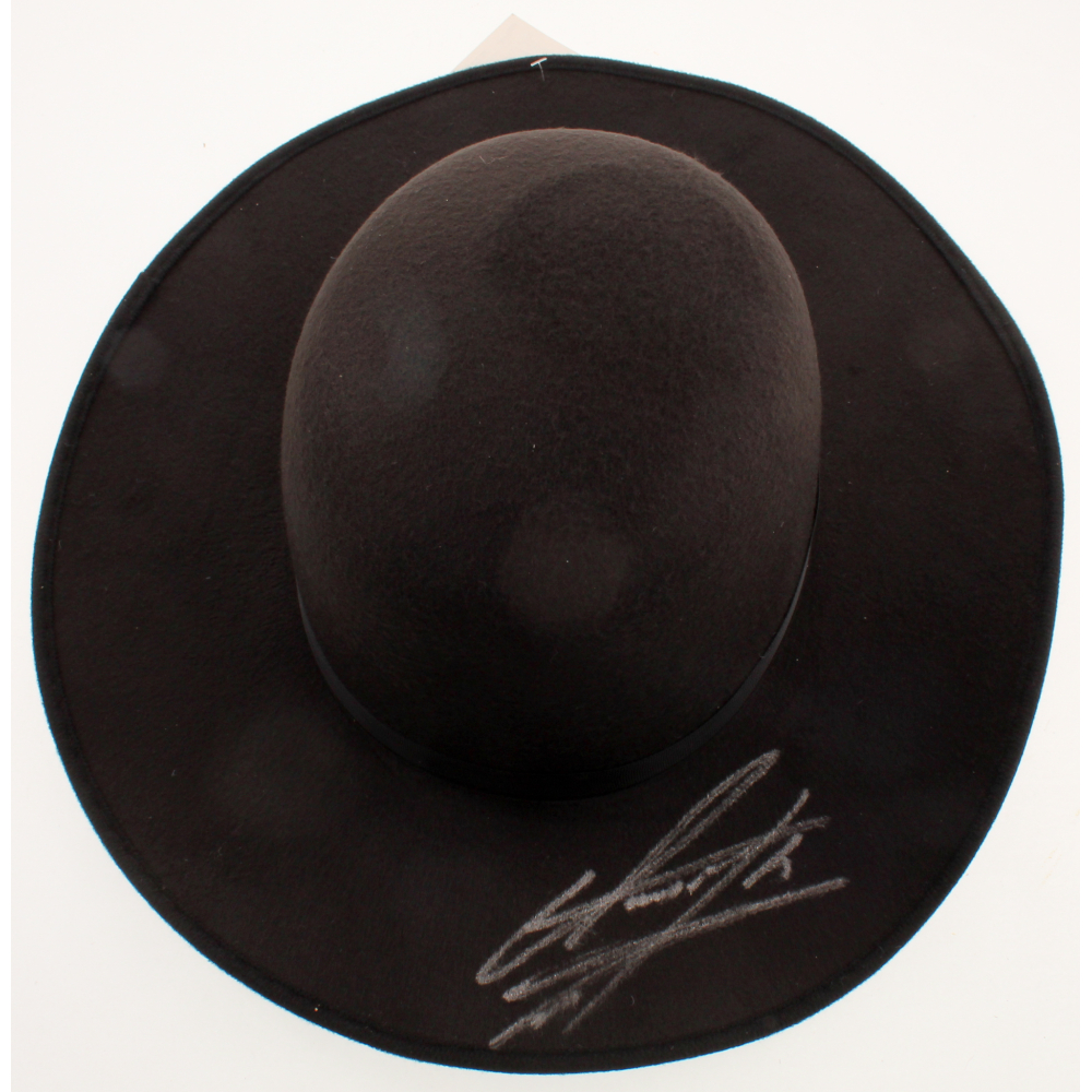 The Undertaker Signed Wide Brim Open Crown Hat (PSA COA) | Pristine Auction
