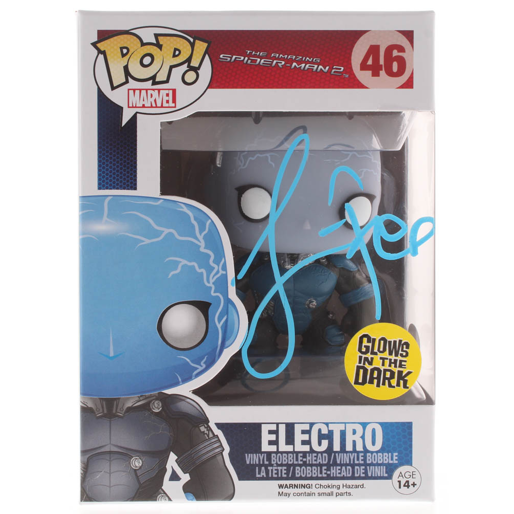 Jamie Foxx Signed "The Amazing Spider-Man 2" #46 Electro Funko Pop ...
