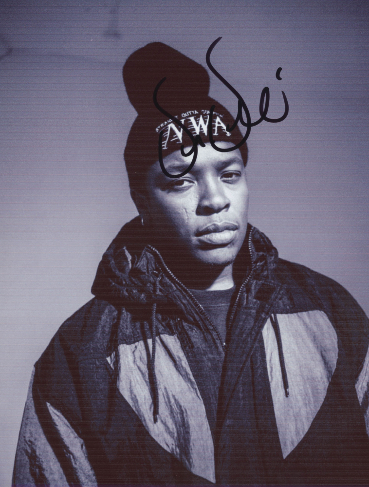Dr. Dre Signed N.W.A. 8.5x11 Photo (PSA COA) | Pristine Auction