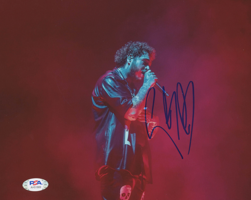 Post Malone Signed 8x10 Photo (PSA COA) | Pristine Auction