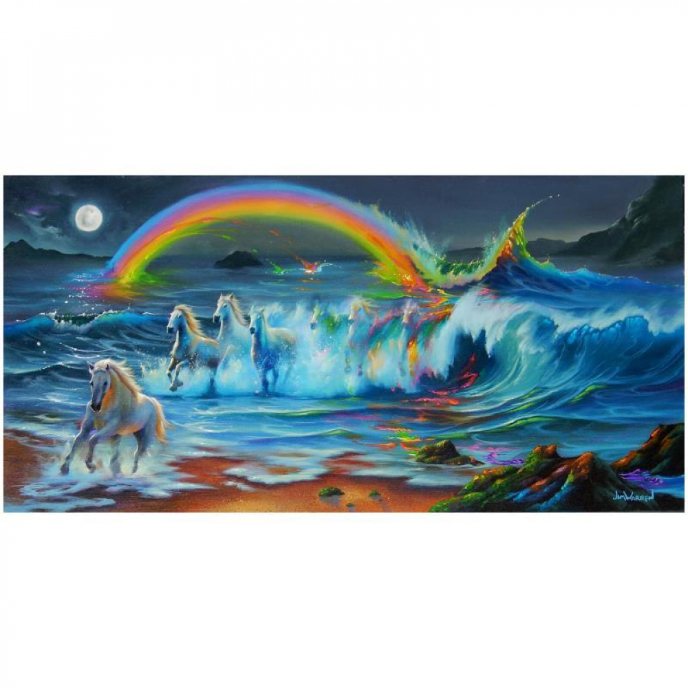 Jim Warren Signed "Living Color" 18x36 Artist Embellished Artist Proof ...