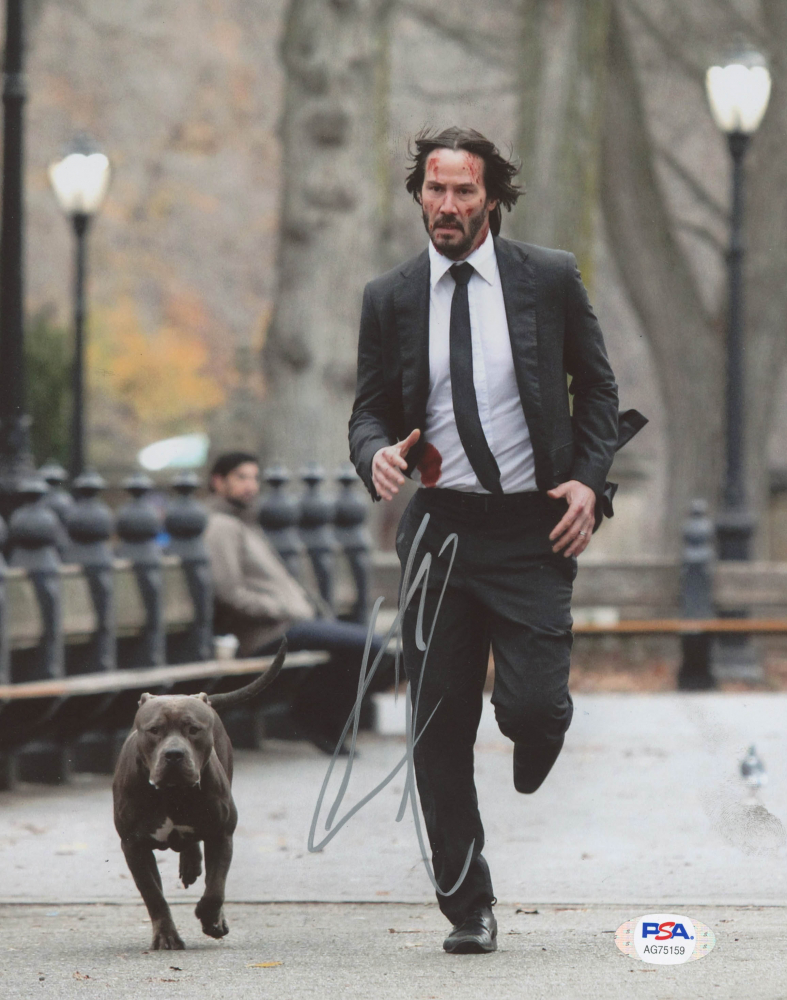 Keanu Reeves Signed "John Wick" 8x10 Photo (PSA Hologram) | Pristine ...