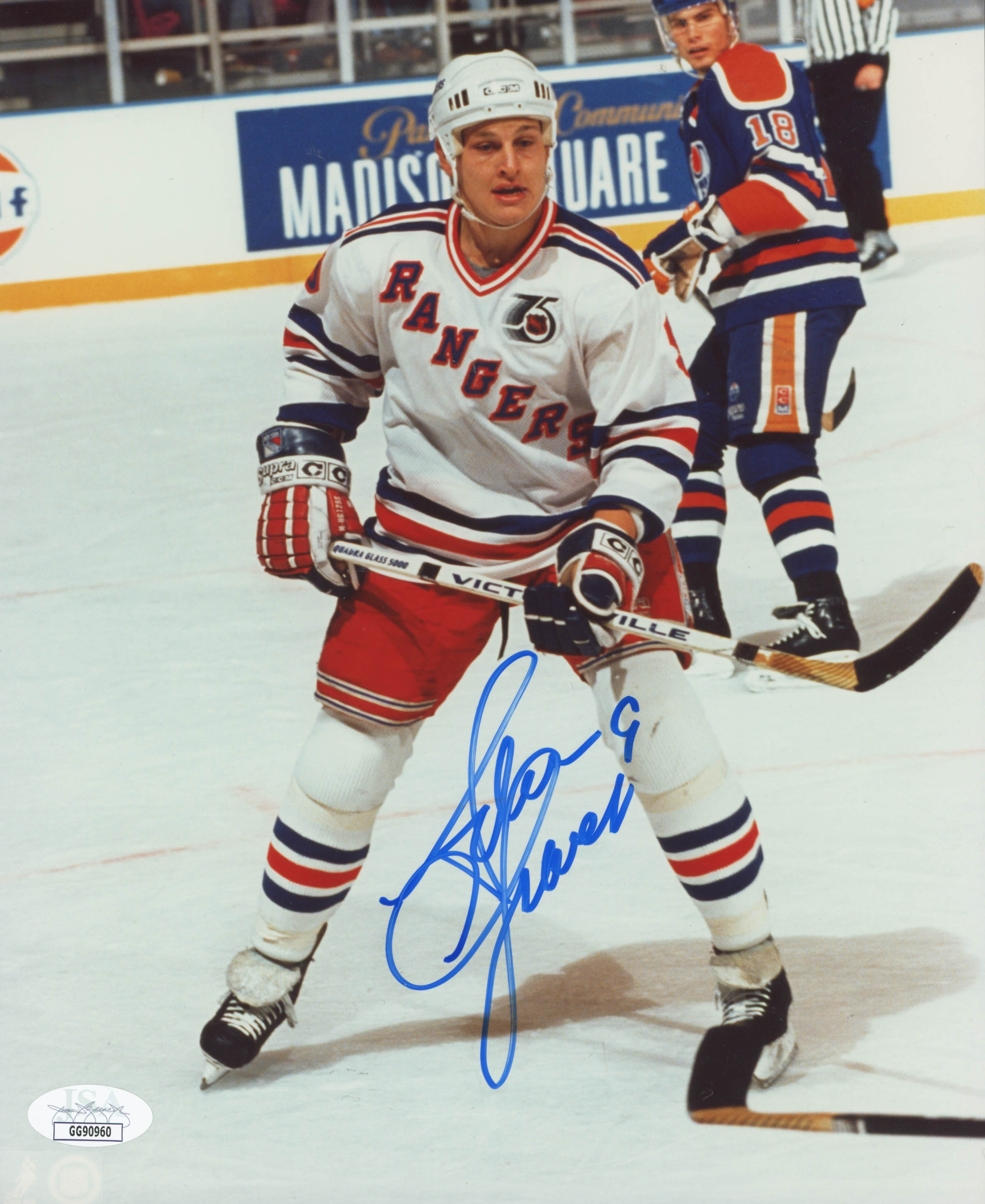 Adam Graves Signed Rangers 8x10 Photo (JSA COA) | Pristine Auction
