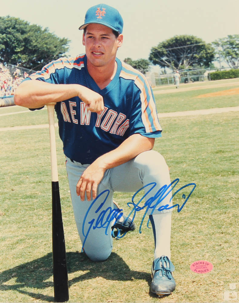 Lot of (7) Mets Signed Photos with Frank Thomas, Davey Johnson, Ed ...