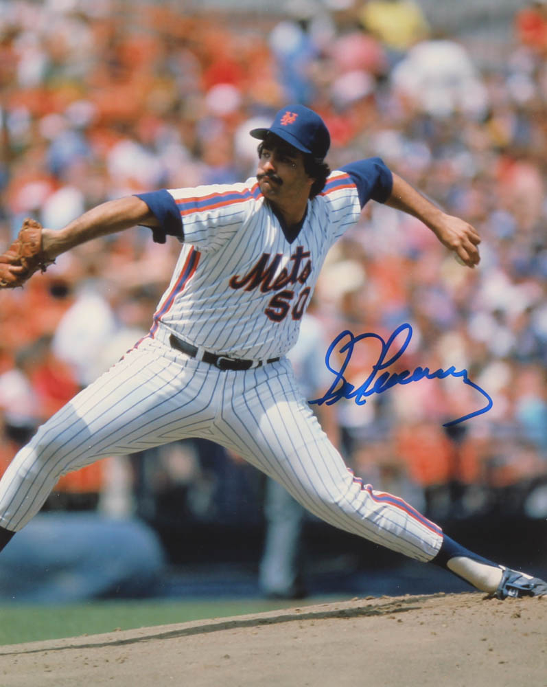 Lot of (7) Mets Signed Photos with Frank Thomas, Davey Johnson, Ed ...