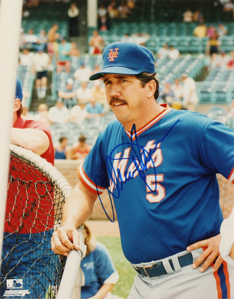 Lot of (7) Mets Signed Photos with Frank Thomas, Davey Johnson, Ed ...