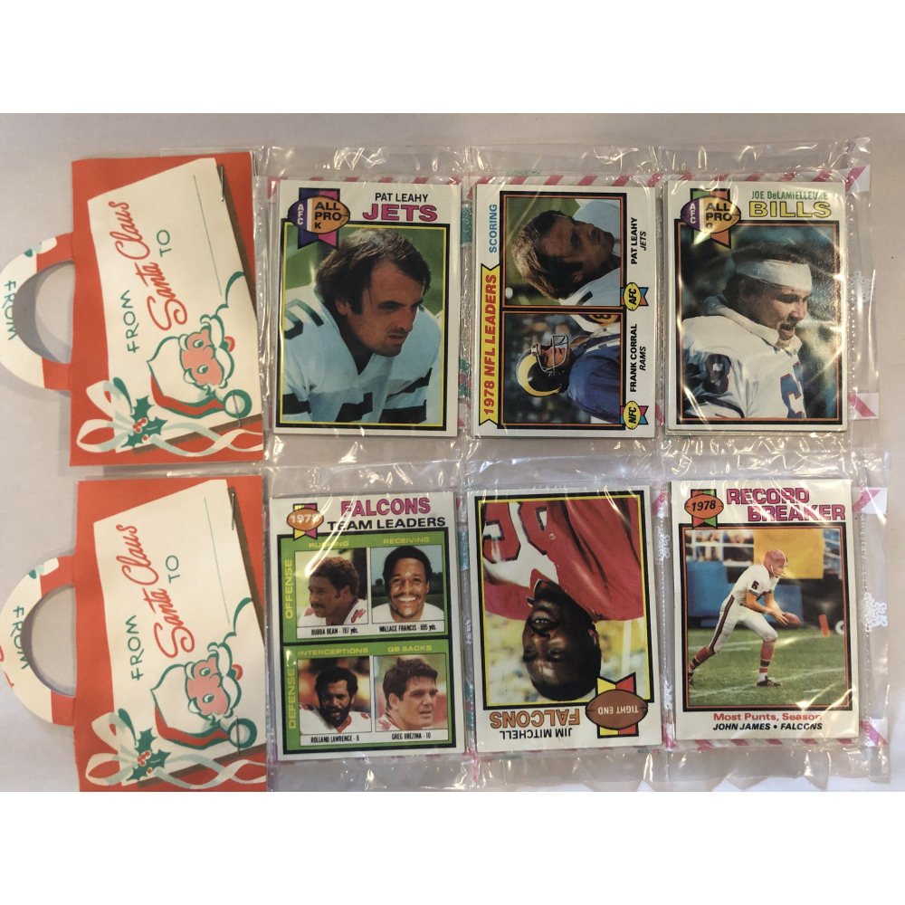 Lot of (2) 1979 Topps Unopened Football Christmas Rack Packs | Pristine ...