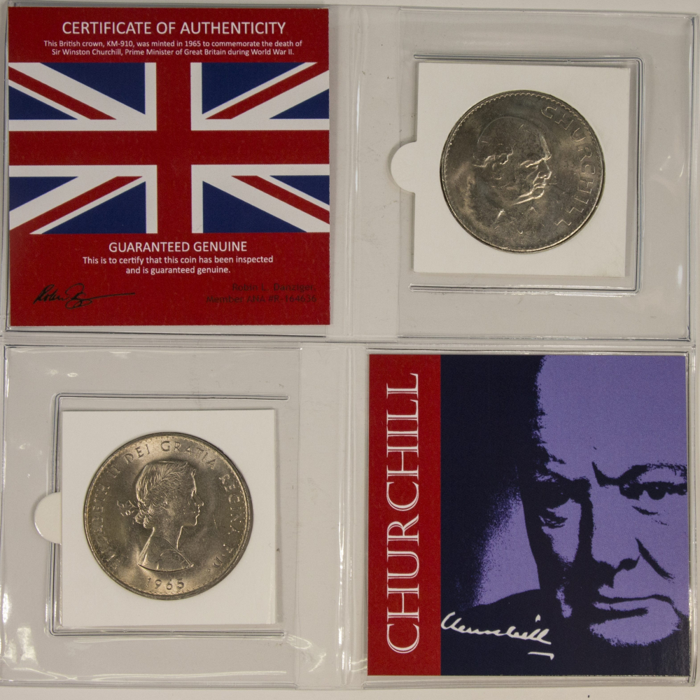 Churchill Coin Album: 1965 British Crown | Pristine Auction