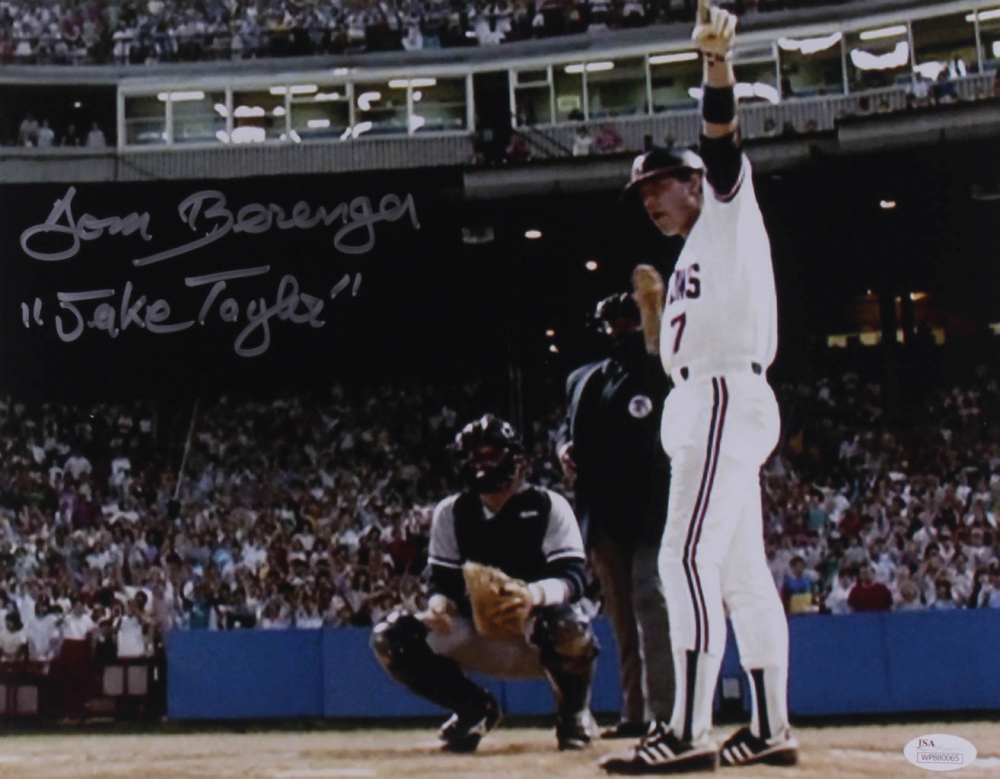 Tom Berenger Signed "Major League" 11x14 Photo Inscribed "Jake Taylor ...