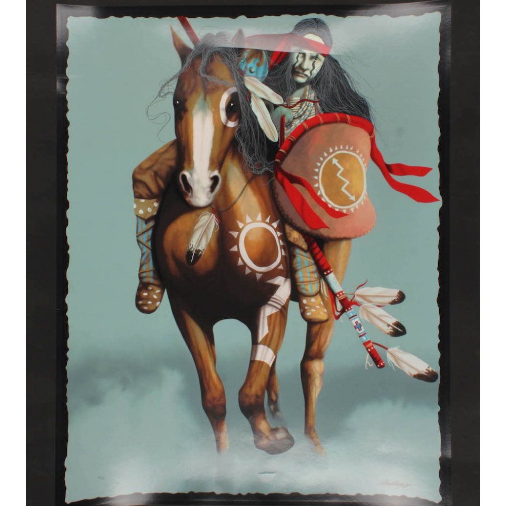JD Challenger Signed AP "Rides in Clouds" 34.5x43 Custom Matte ...