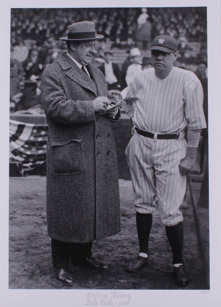 Historical Photo Archive - Babe Ruth "Writing History" Limited Edition ...