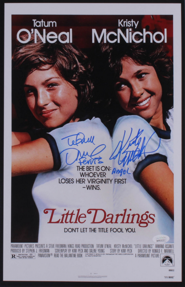 Tatum O'Neal & Kristy McNichol Signed "Little Darlings" 11x17 Photo ...
