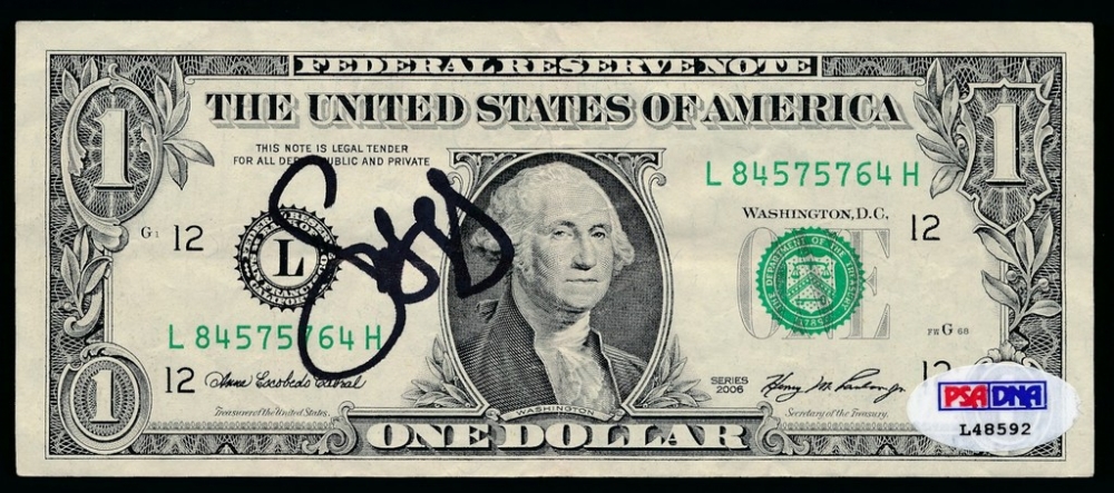 Snoop Dogg Signed Dollar Bill (PSA COA) | Pristine Auction