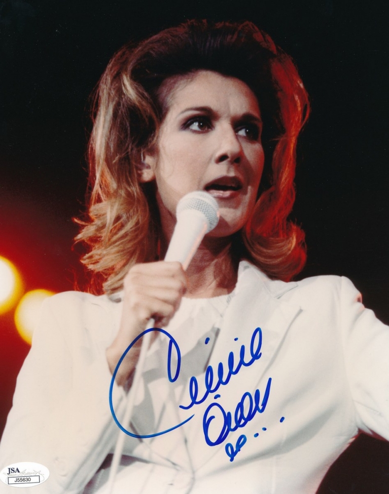 Celine Dion Signed 8x10 Photo (JSA COA) | Pristine Auction