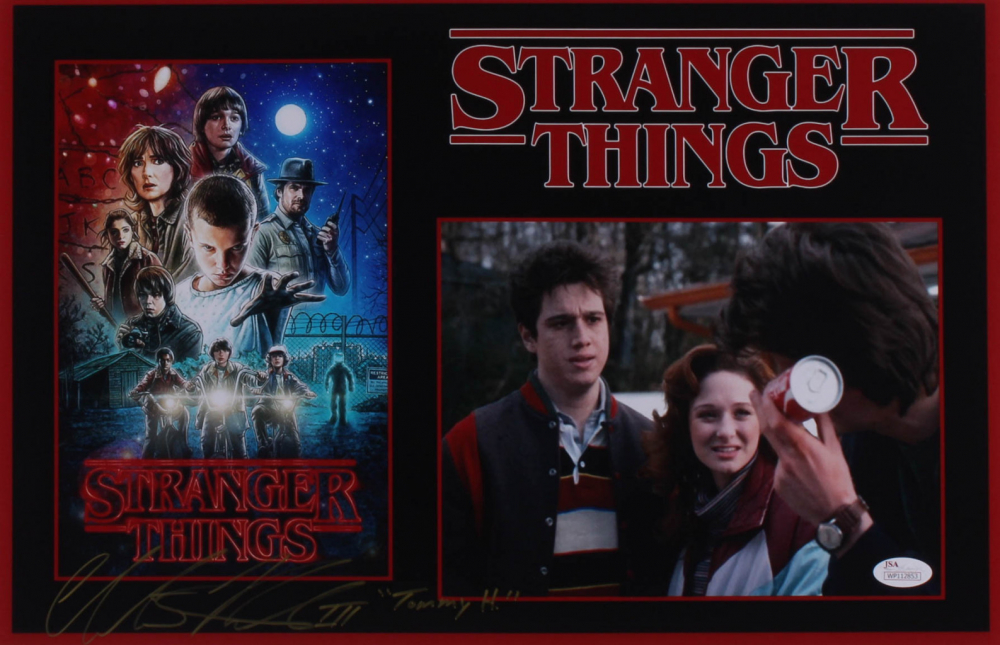 Chester Rushing Signed "Stranger Things" 11x17 Photo Inscribed "Tommy H ...