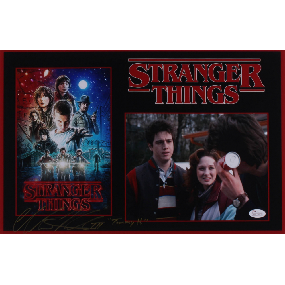 Chester Rushing Signed "Stranger Things" 11x17 Photo Inscribed "Tommy H ...