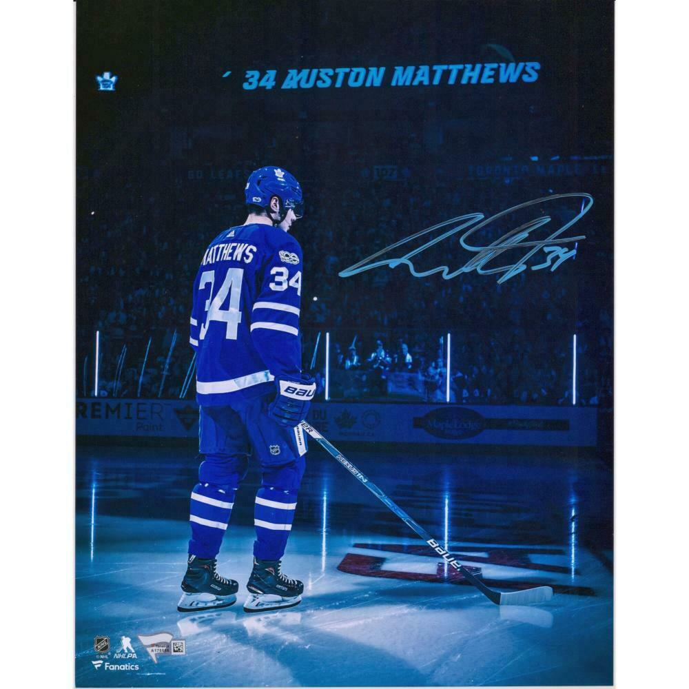 Auston Matthews Signed Maple Leafs 11x14 Photo (Fanatics Hologram ...