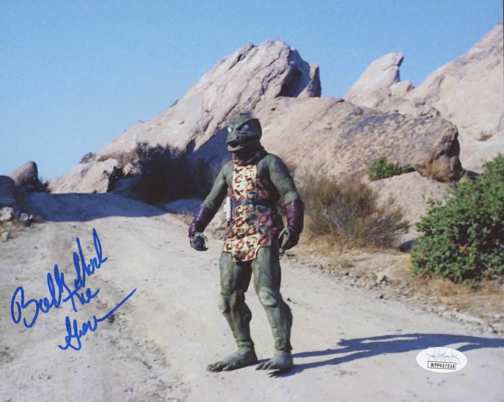 Bobby Clark Signed Star Trek 8x10 Photo Inscribed The Gorn Jsa Hologram Pristine Auction