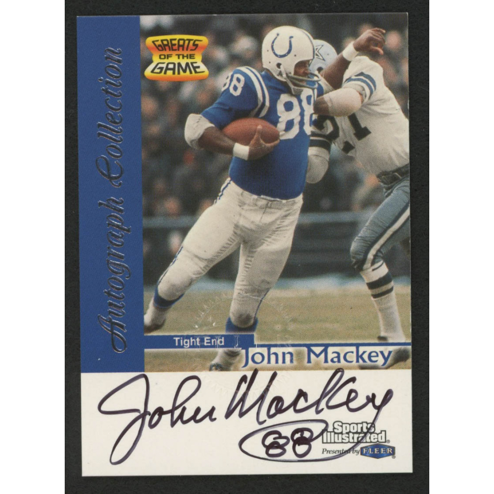 John Mackey 1999 Sports Illustrated Autographs #16 | Pristine Auction