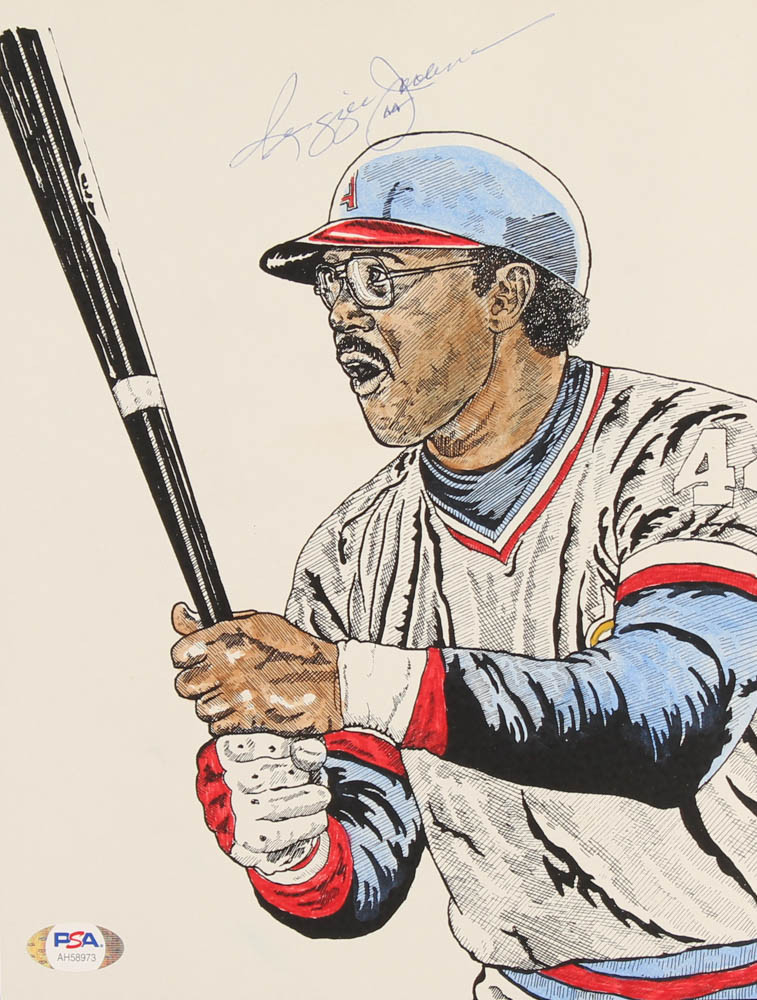 Reggie Jackson Signed Oakland Athletics 8x10 Art Lithograph (PSA COA ...