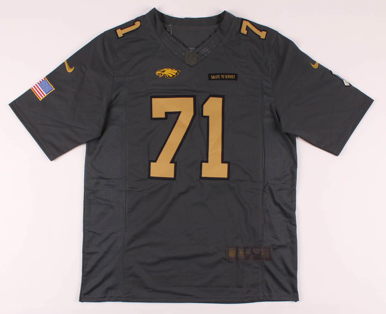 Jason Peters Signed Eagles "Salute to Service" Jersey (JSA Hologram ...