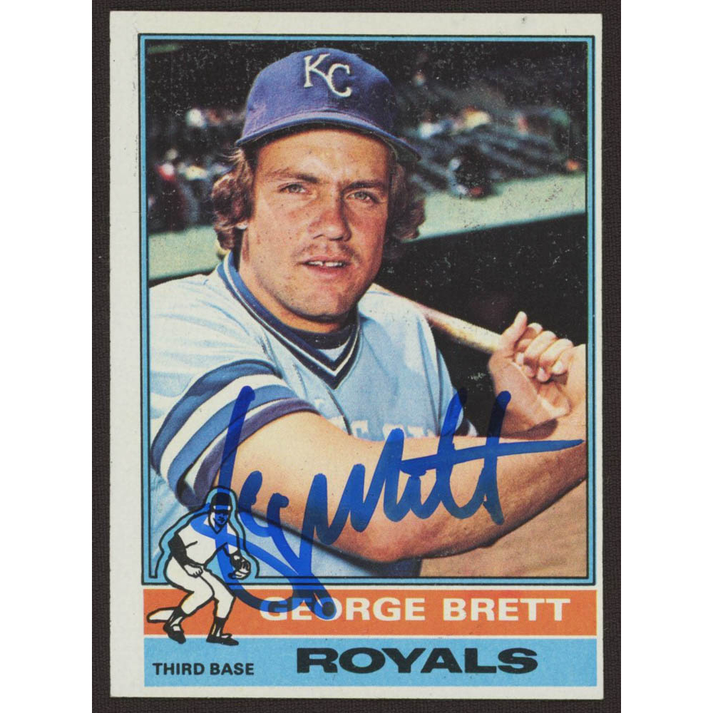 George Brett Signed 1976 Topps #19 (JSA COA) | Pristine Auction