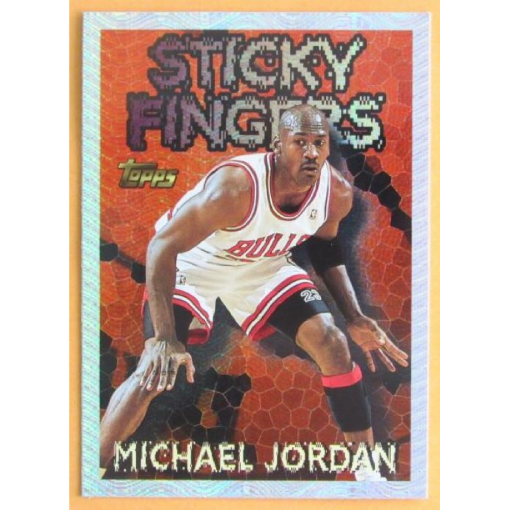Michael Jordan 1996 Topps Sticky Fingers #18 | Pristine Auction