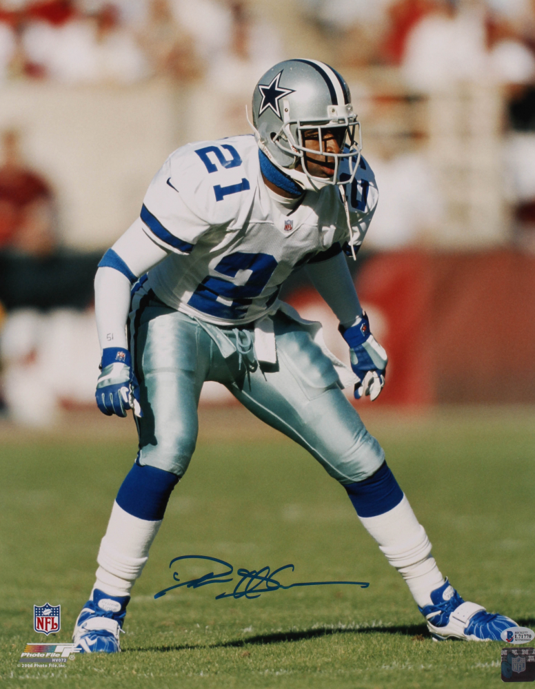 Deion Sanders Signed Cowboys 16x20 Photo (Beckett Hologram) | Pristine Auction