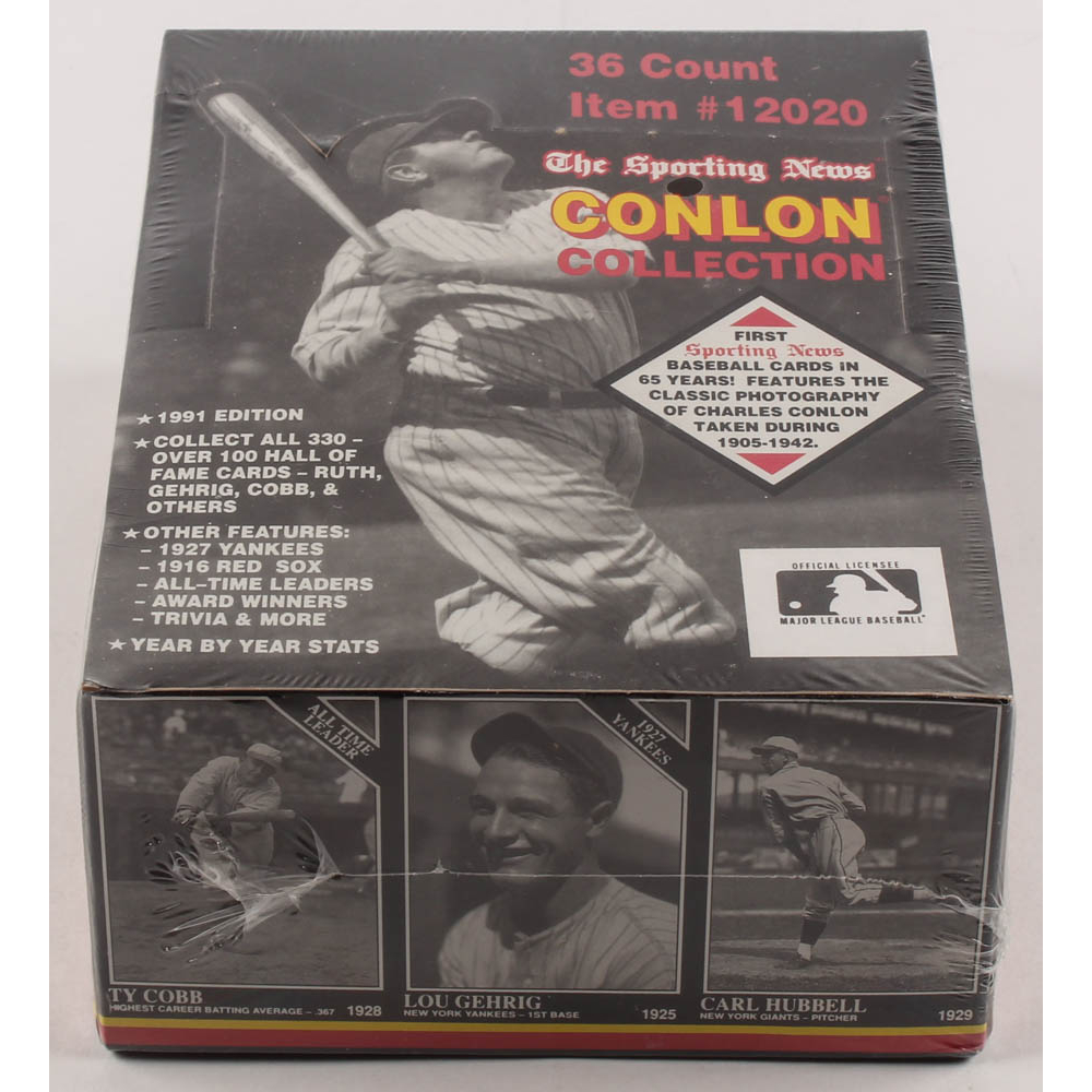 1991 Conlon Collection Baseball Wax Box | Pristine Auction