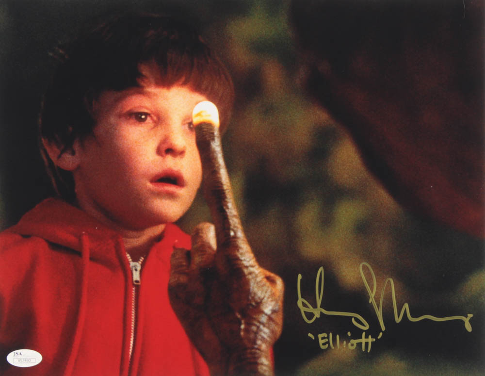 Henry Thomas Signed "E.T. the Extra-Terrestrial" 11x14 Photo Inscribed ...