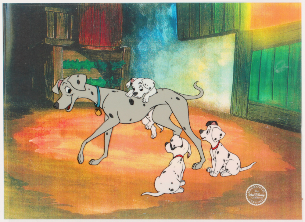 Walt Disney's "101 Dalmatians" LE 11x14 Animation Serigraph Cel ...