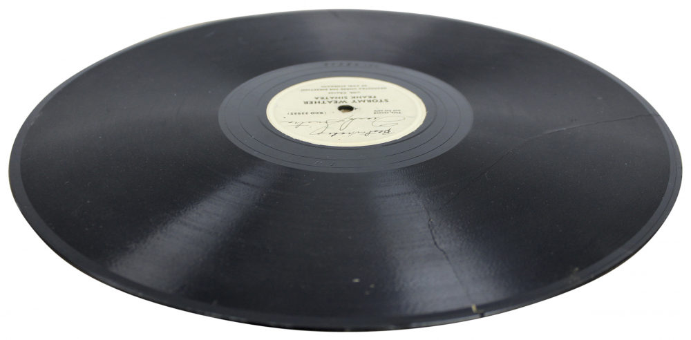 Frank Sinatra Signed "Stormy Weather" Vinyl Record Inscribed "Best ...